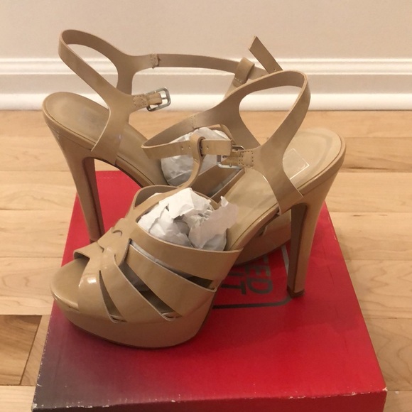 Speed Limit 98 | Shoes | Beige Platform Sandals | Poshmark